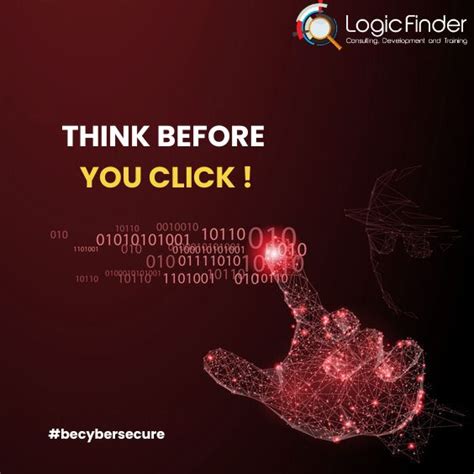 Logic Finder On Linkedin Cybersecurity Becybersecure Logicfinder Thinkbeforeyouclick…