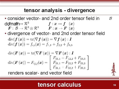 03 Tensor Calculus Tensor Analysis 03 Tensor Calculus