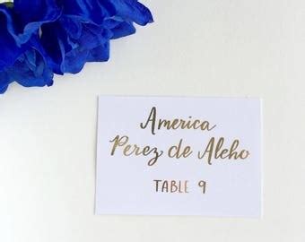 Escort Card Table Etsy