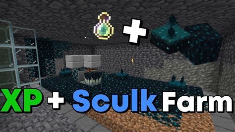 Minecraft 121 Afk Xp And Sculk Farm Youtube