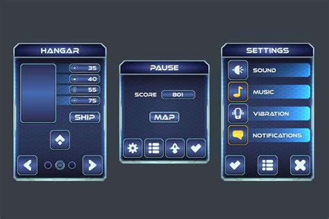 Space Shooter Game User Interface OpenGameArt Org