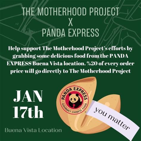 Alyssa Lightner Bagheri On Linkedin Join Us Tomorrow At Panda Express Buena Vista Location Jan