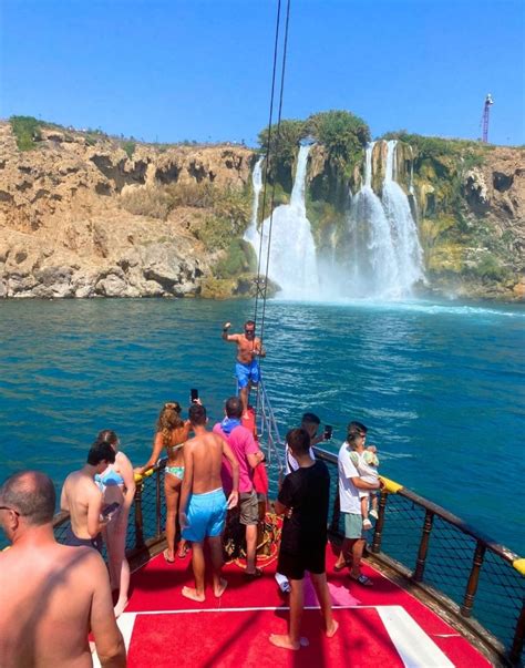 Antalya Waterfall Boat Trip All Inclusive Tour With Swim Breaks