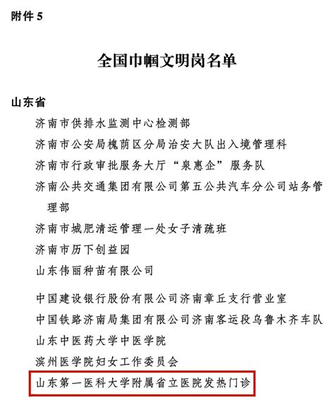 山东第一医科大学1个人1集体获全国妇联表彰