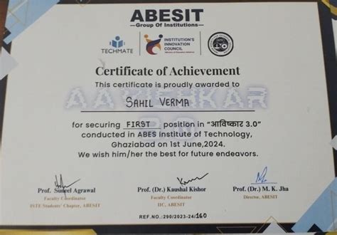 sahil verma on linkedin satendrakaushik avishkar abesit firstplace