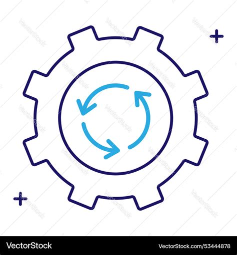 Software And Hardware Reverse Engineering Icon Vector Image
