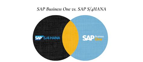 Differences Between Sap Business One Vs Sap S 4hana Cbs