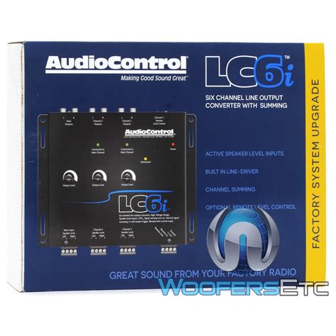 AudioControl LC I Black Six Channel Line Output Converter With Summing