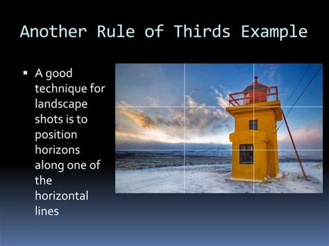 Rule Of Thirds And Composition Ppt