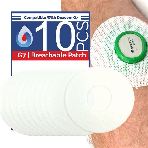 The Sugar Patch Dexcom G7 Overlay Patches Hypoallergenic Breathable