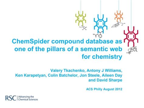 Chemspider Compound Database As One Of The Pillars Of A Semantic Web