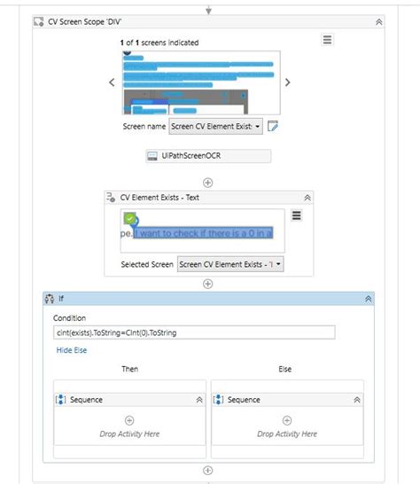 CV Element Exists Wrong Informations Are Also True Studio UiPath
