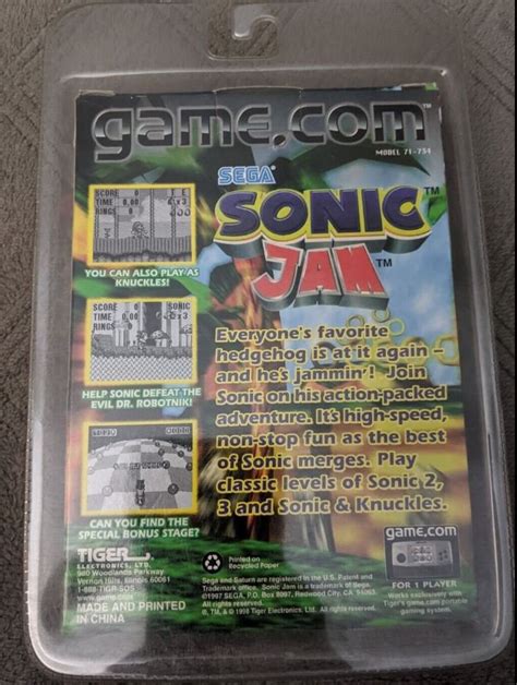 Ficha Técnica De Sonic Jam Para Game Com Museo Del Videojuego