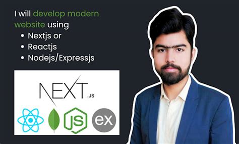 develop modern website using tailwind css reactjs nodejs nextjs by