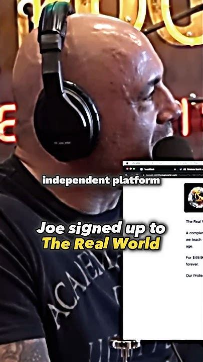 Joe Rogan The Real World Is Independent Now Youtube