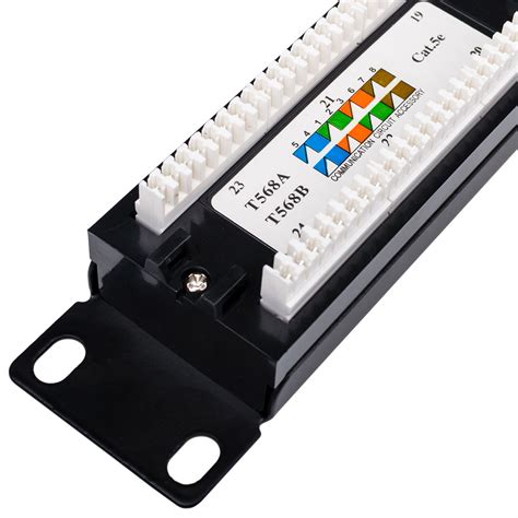 Патч панель Atcom 19 24хrj 45 Utp 1u Cat 5е Atcom Ua