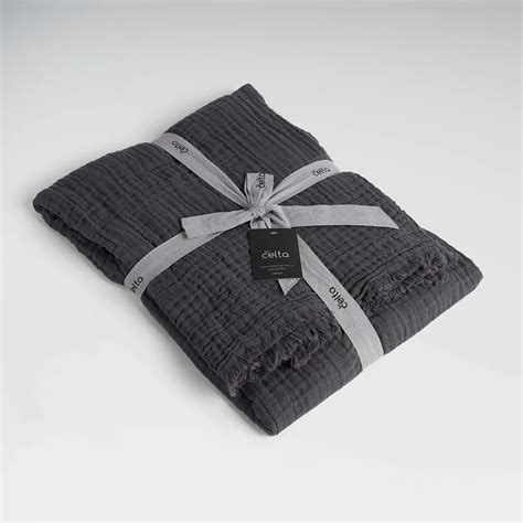 Manta Piecera Dark Gray 80 X 260 Cm Celta