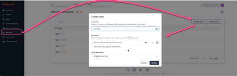 Creating A User For The Proxy Api Through Console Ui Redpanda