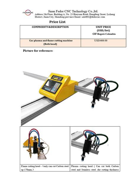 Fap 1530 Portable Cnc Plasma And Flame Cutting Machine 1 Pdf