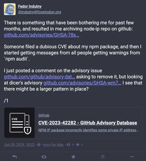 Dev Rejects Cve Severity Makes His Github Repo Read Only Cybernoz