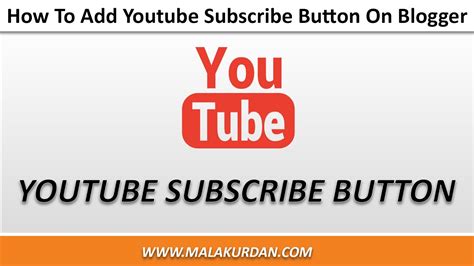 How To Add Youtube Subscribe Button On Blogger And Website Easy 2019 Youtube