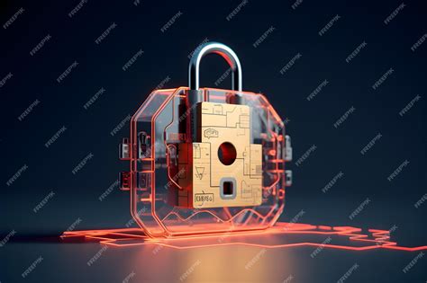 Premium Ai Image Lock With Circuit Pattern Concept Of Data Security Cybersecurity Cyber