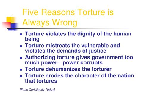 Ppt Torture Is A Moral Issue Powerpoint Presentation Free Download