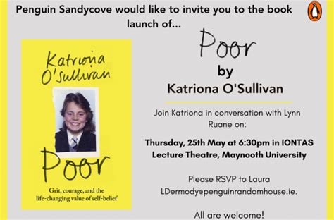 Book Launch Poor By Katriona Osullivan Maynooth University