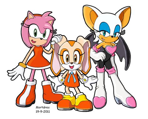 Sonic And Amy By Mortdres On Deviantart