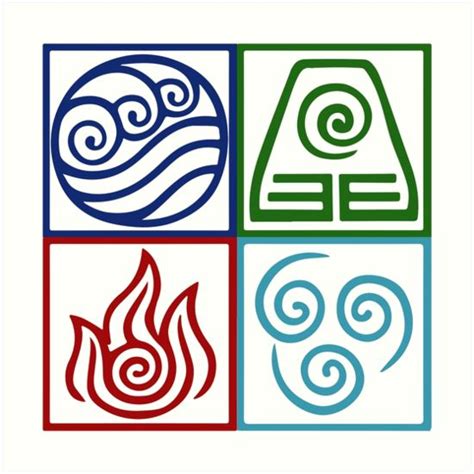 Symbols Of The Four Elements In Avatar The Last Airbender • Millions