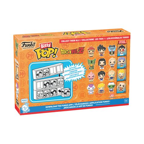 Bitty Pop Dragon Ball Z 4 Pack Series 2