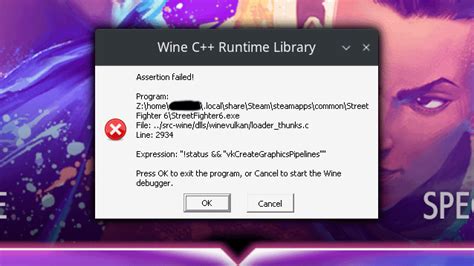 Assertion Failed Vkcreategraphicspipelines Error In Games Rlinuxgaming