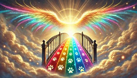Rainbow Bridge Paw Prints Jpeg Etsy Uk