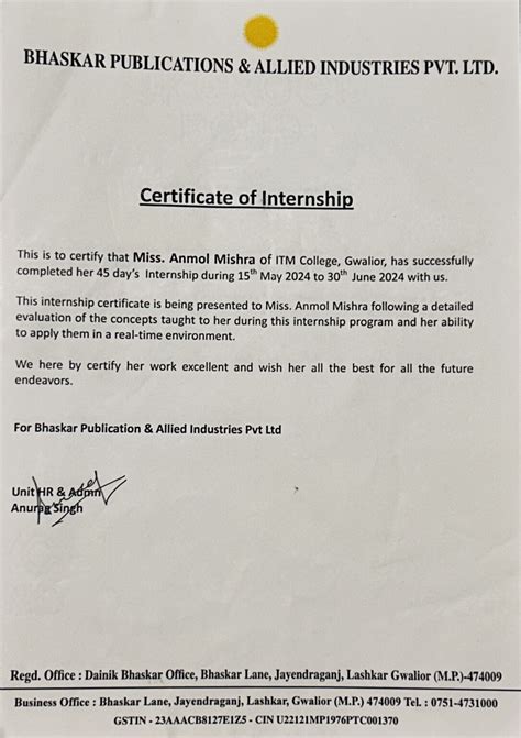 Anmol Mishra On Linkedin Internship Humanresources Professionaldevelopment Careergrowth