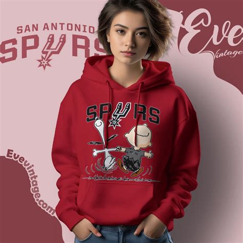 San Antonio Spurs Charlie Brown Snoopy Happy Dancing Shirt Eve Vintage