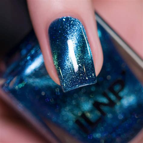 Ilnp Zero Degrees Midnight Blue Magnetic Nail Polish