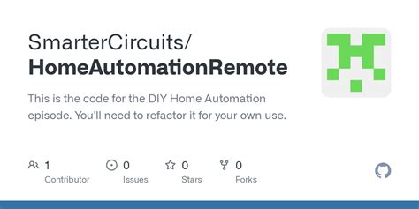 Github Smartercircuits Homeautomationremote This Is The Code For The Diy Home Automation