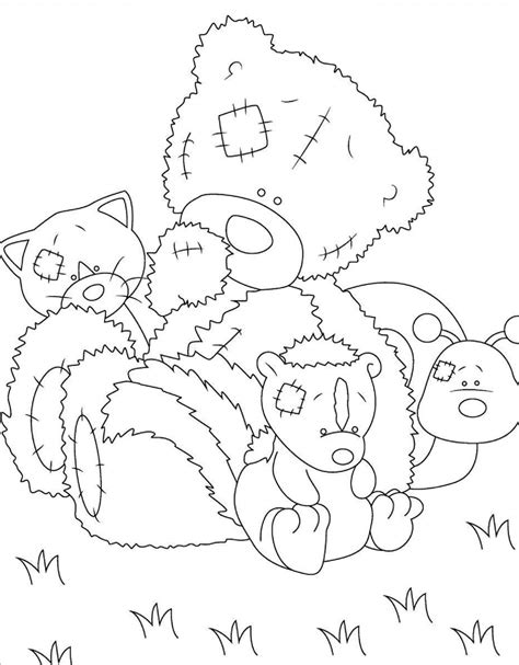 테디 베어 색칠 공부 Kr에서 무료 색칠 공부