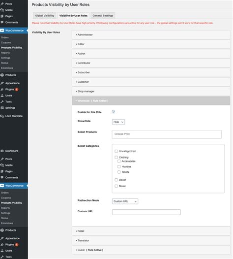Woocommerce Product Visibility Hide Products And Categories