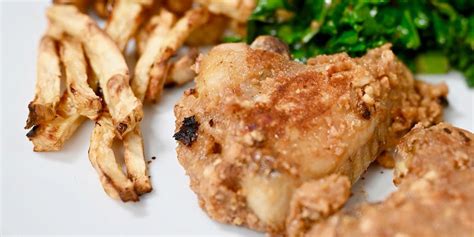 Nutty Chicken Wings With Celeriac Fries Health Results