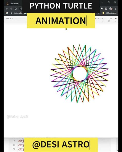 Python Animation Turtle Python Science Coding Science Shorts