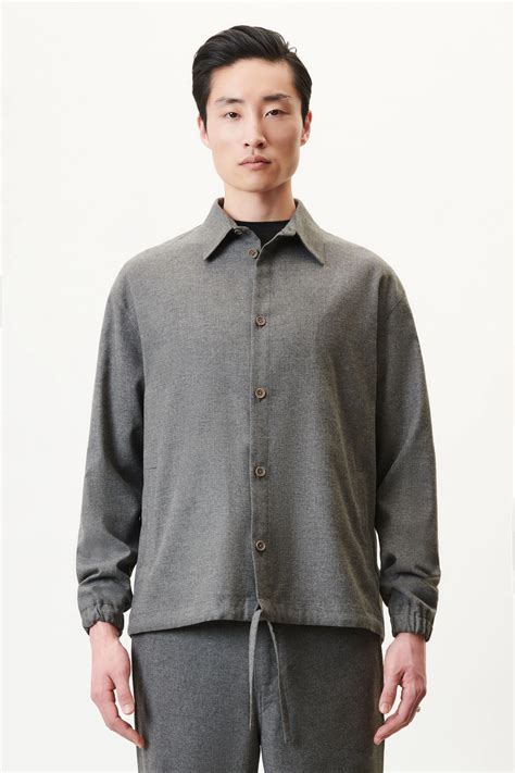 Men Casual Shirt Silag In Grey From Drykorn