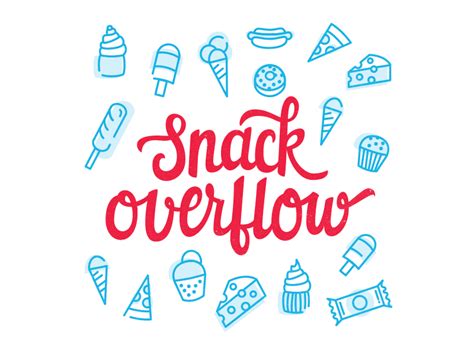 snack overflow illustration by pavel maček on dribbble