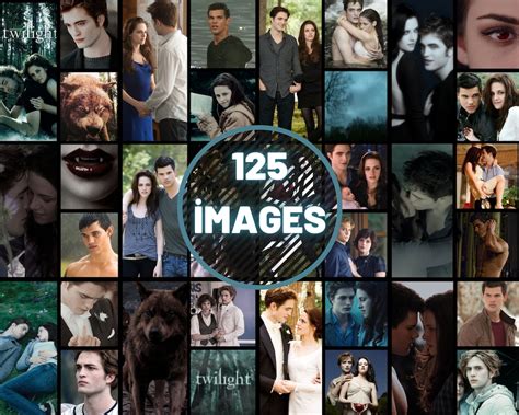 125pcs Twilight Wall Collage Kit Twilight Saga Aesthetic Photo