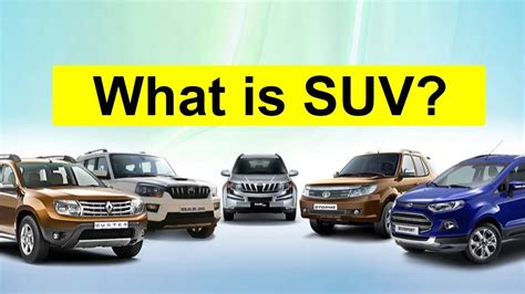 Hindi What Is Suv Explained Buzz2day Tech Youtube