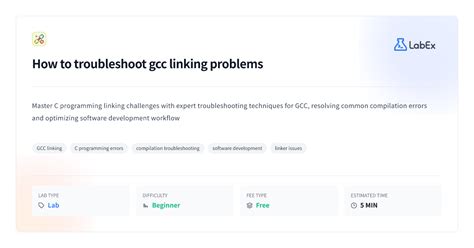 How To Troubleshoot Gcc Linking Problems Labex