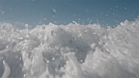 Powerful Wave Breaks Underwater Turbulence Stock Footage Sbv 348640200 Storyblocks