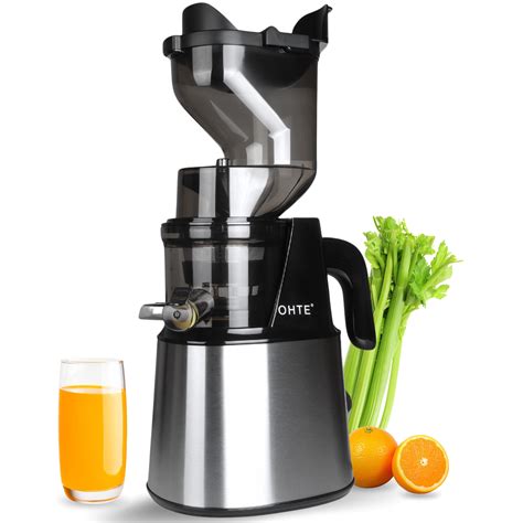 Cold Press Juicer Ohte 300w Stainless Steel 5 1 130mm Large Feed