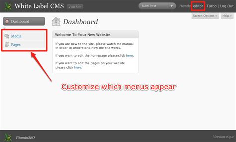 Wordpress White Label Cms Plugin Now Removes Menuswo Video User Manuals
