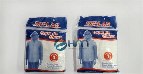 Hm Comercial De Pesca Ltda Me Atacadista Capa De Chuva Descart Vel